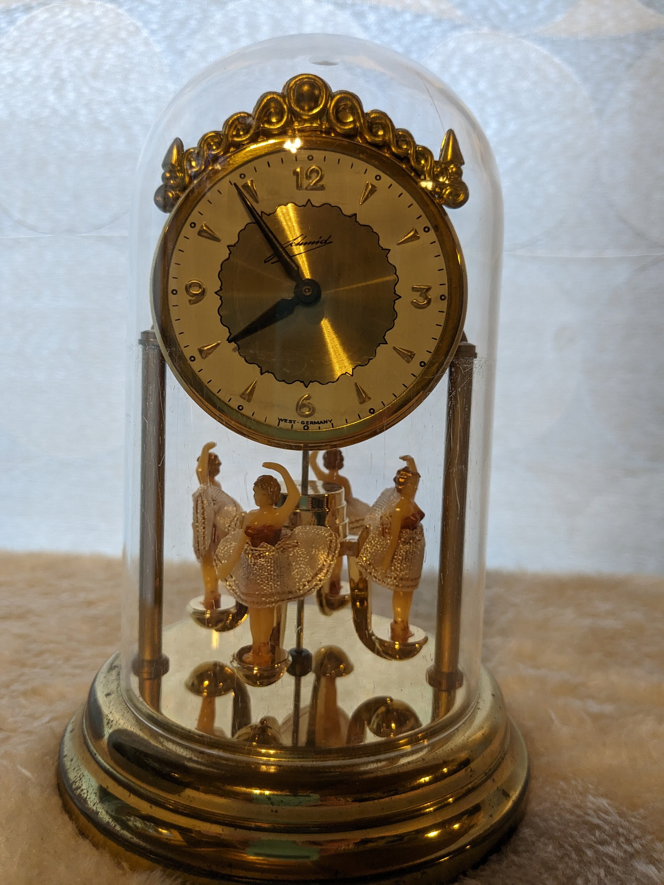 Schmidt Ballerina Dome Clock. West German. Wind Up. - Etsy