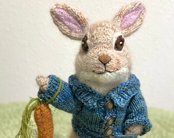 Knitted Peter Rabbit - Etsy