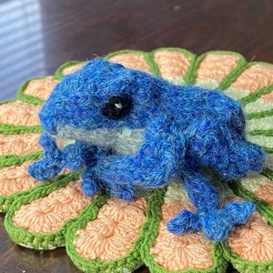 Custom Order Tiny Knit Frogs With Sweaters - Etsy