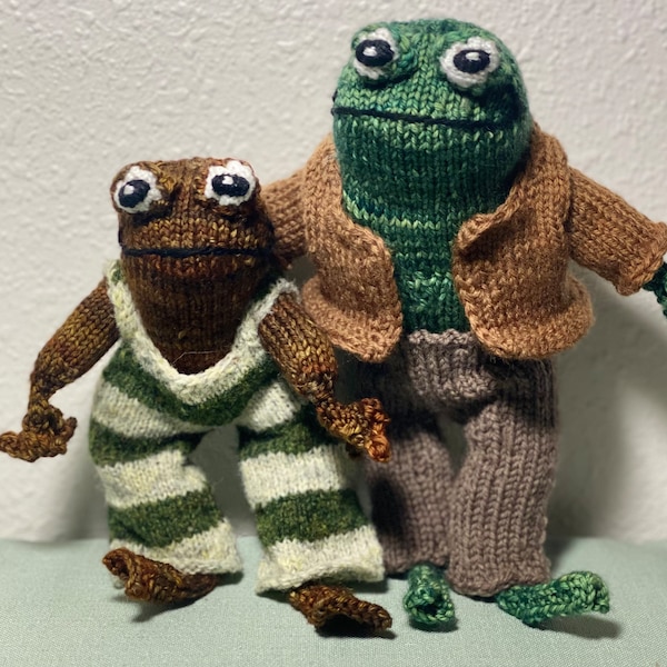 Frog and Toad Crochet Pattern - Etsy