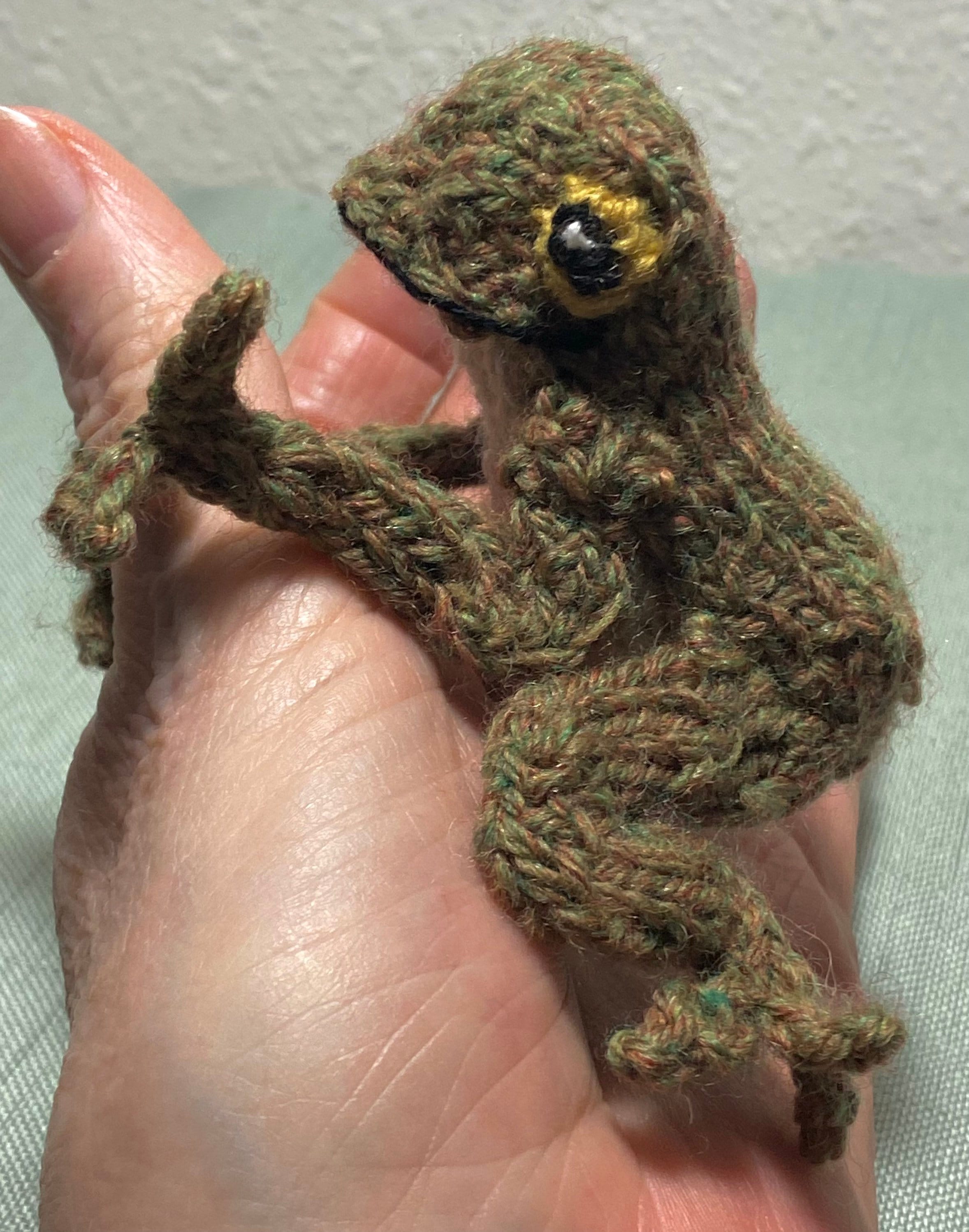 Custom Order Tiny Knit Frogs With Sweaters - Etsy