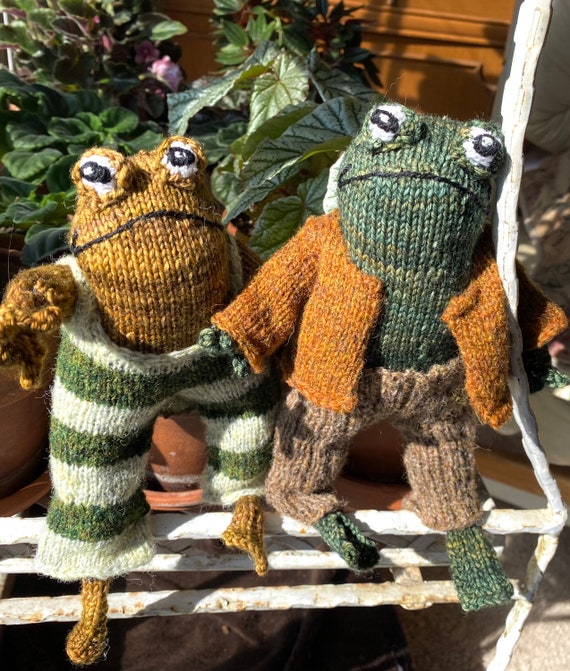Custom Order Frog and Toad Hand Knit | Etsy