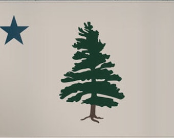 Original Maine Flag. Made in Maine. - Etsy