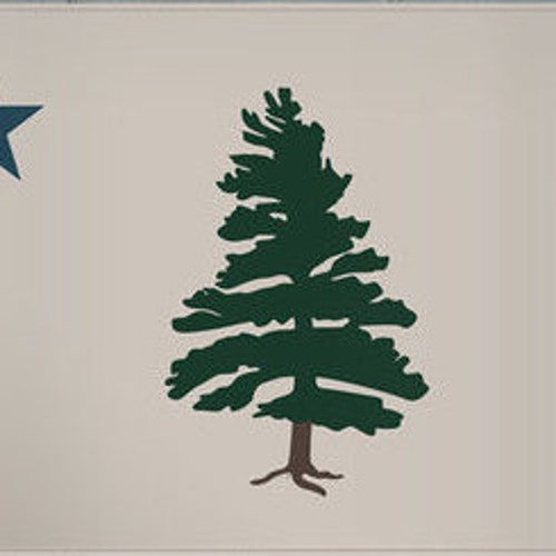 1901 Original Maine Flag - Etsy