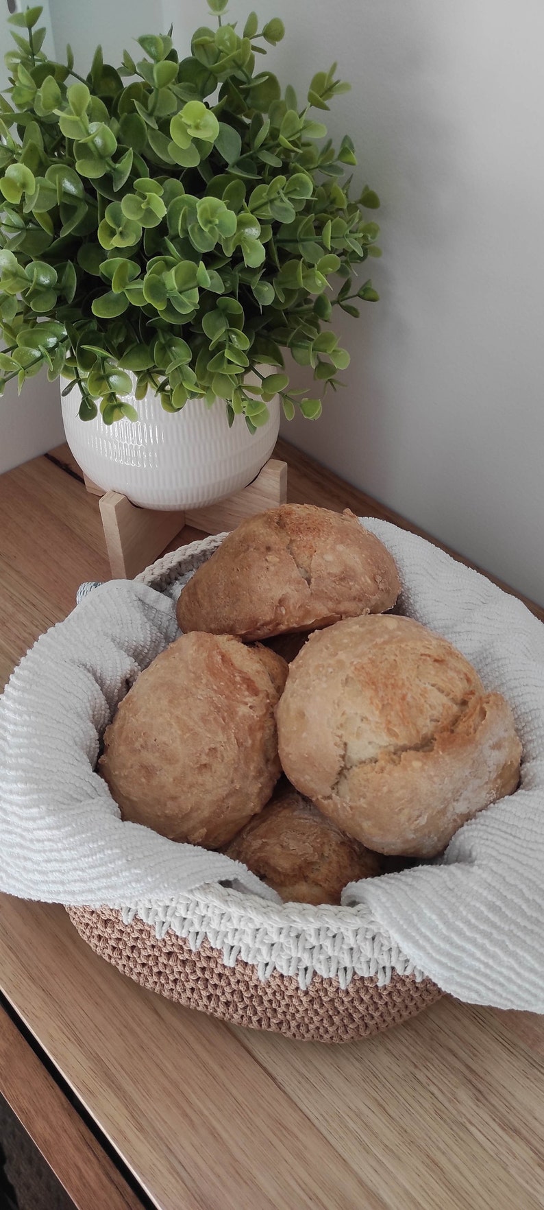 Crochet Bread Basket Pattern - Etsy