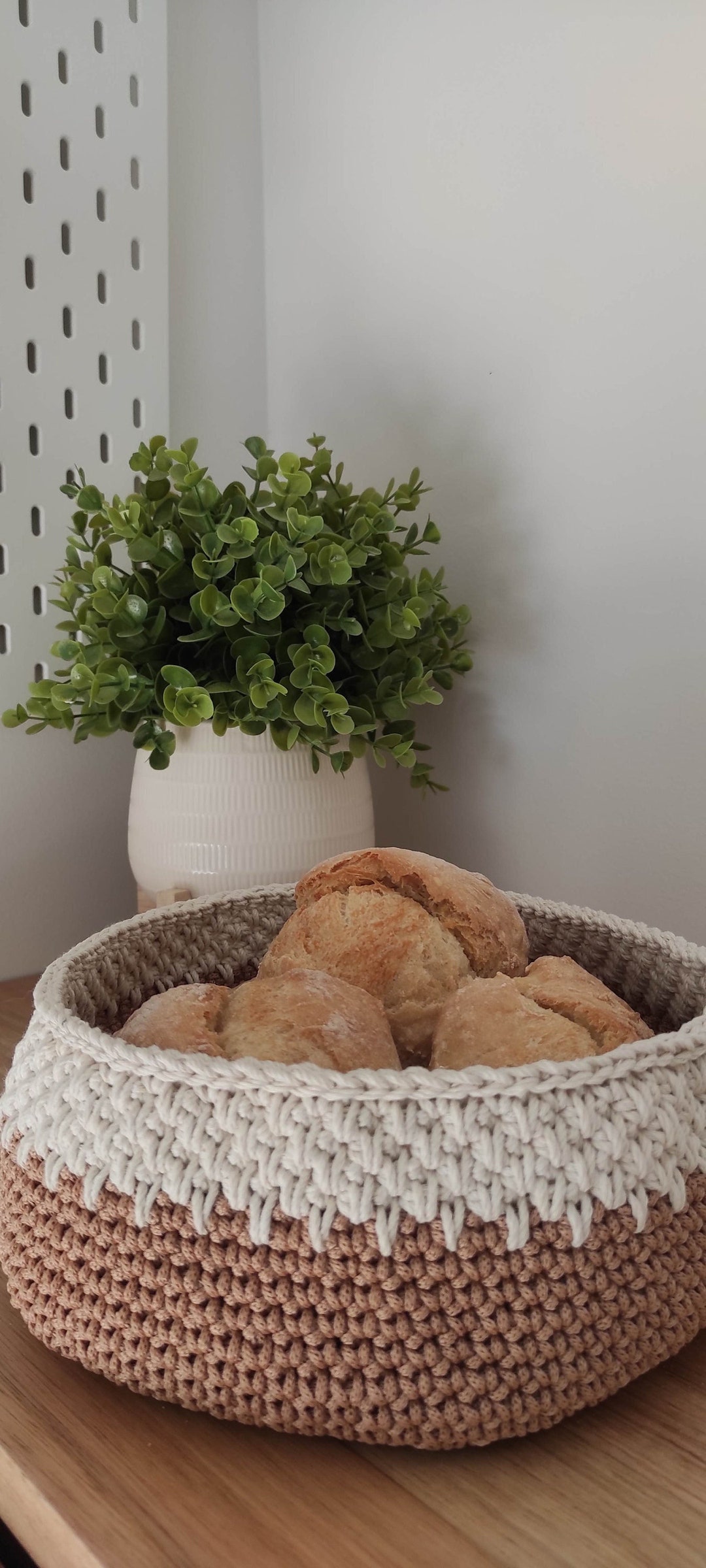 Crochet Bread Basket Pattern - Etsy