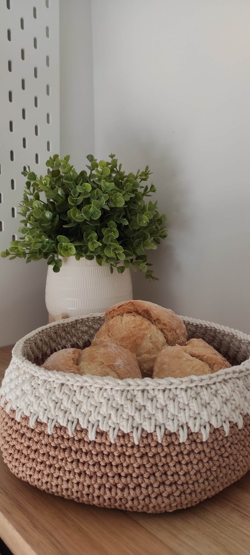 Crochet Bread Basket Pattern - Etsy