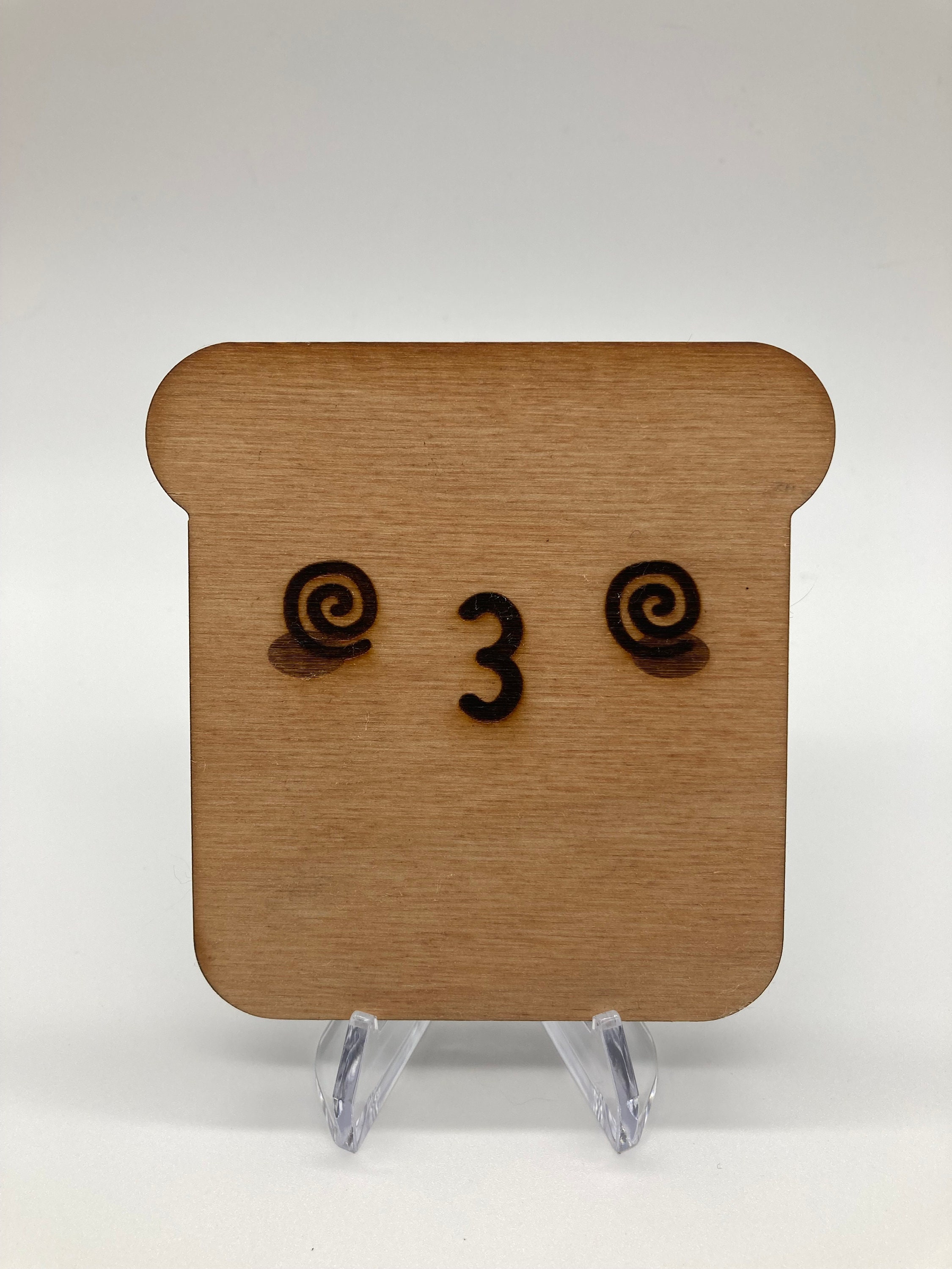 Funny Faces of Toast Coasters - Etsy