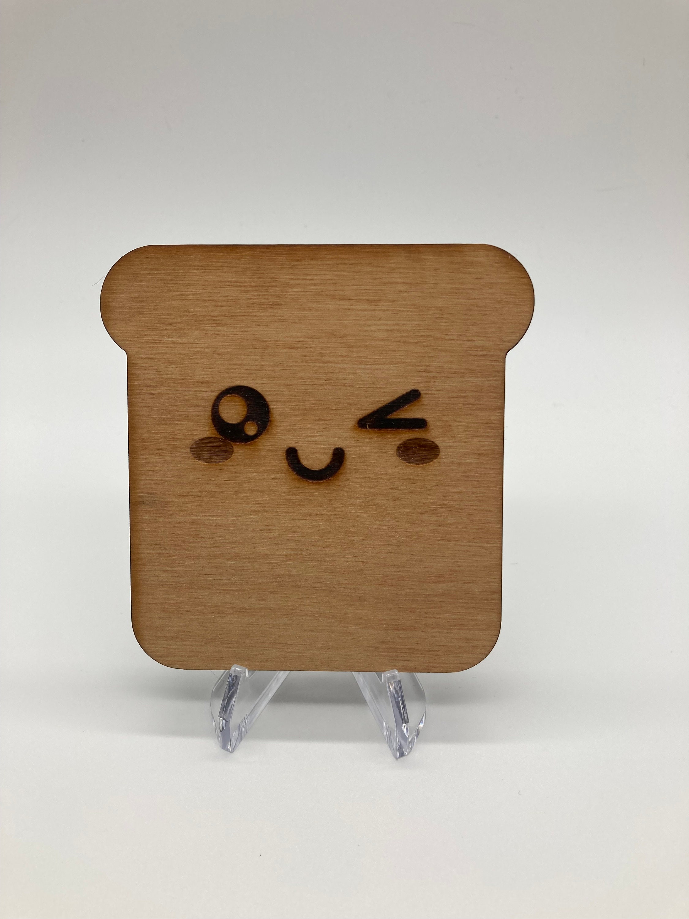 Funny Faces of Toast Coasters - Etsy
