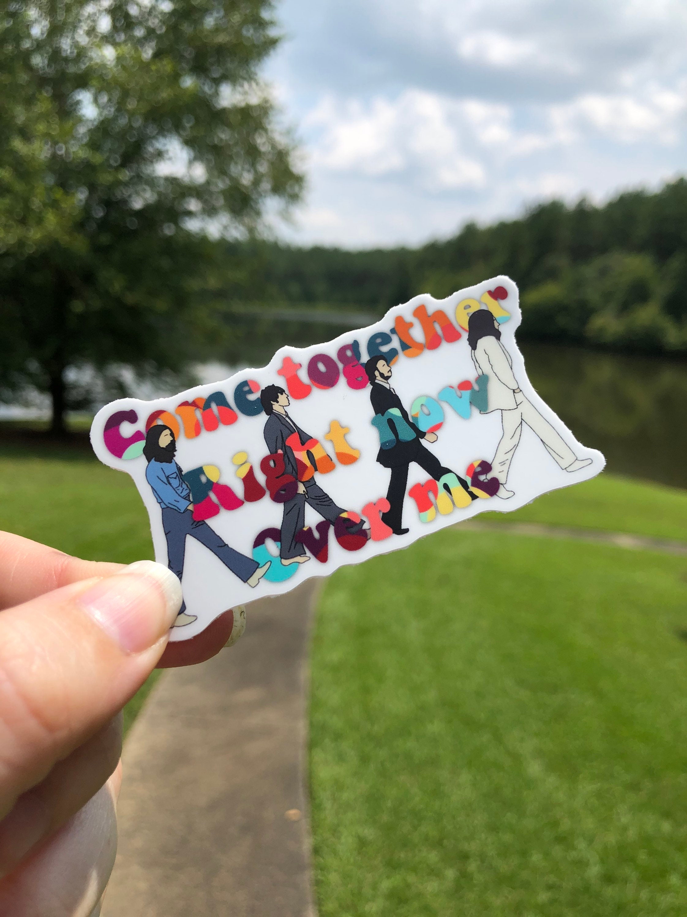 The Beatles Inspired Sticker Classic Rock Sticker Band - Etsy