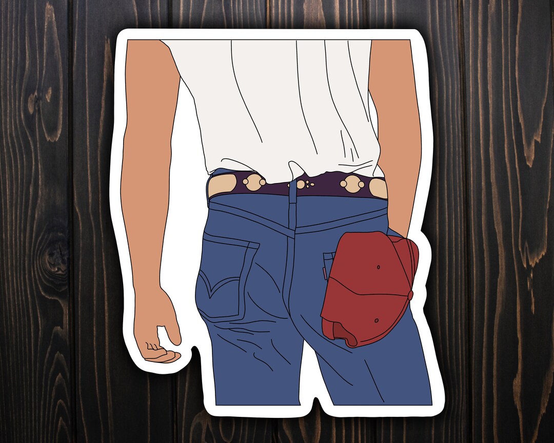 Bruce Springsteen Inspired Sticker, Classic Rock Sticker, Band Sticker ...