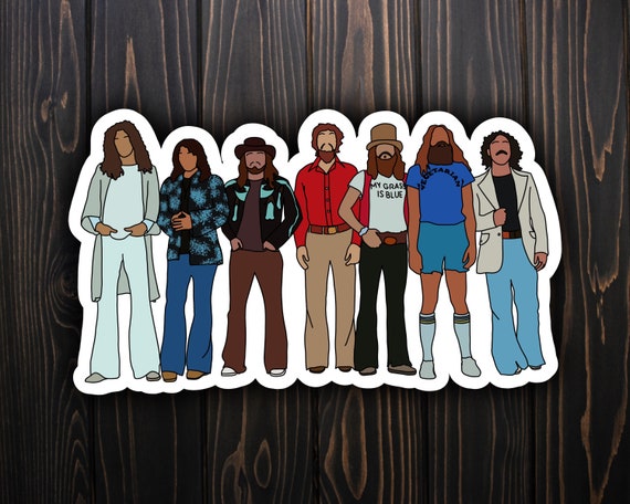 Lynyrd Skynyrd Inspired Sticker Classic Rock Sticker Band | Etsy