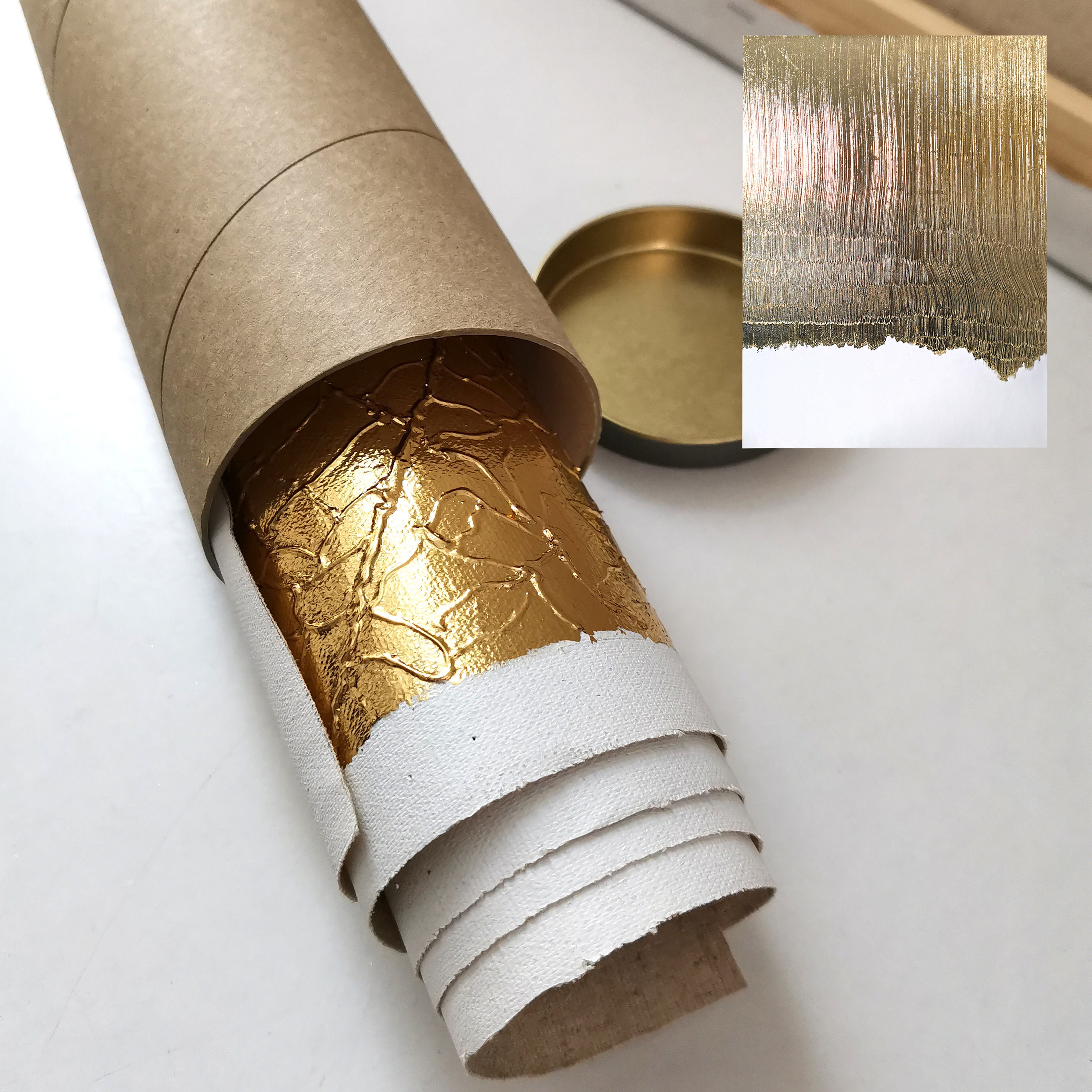 Gold leaf painting Master bedroom Wall art foyer Wall decor | Etsy