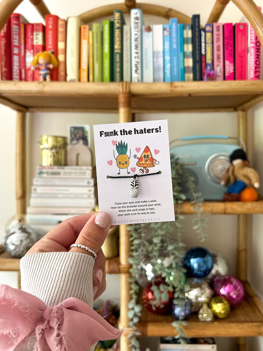 Wish Bracelet | F**k the Haters | Mature Content - Etsy UK