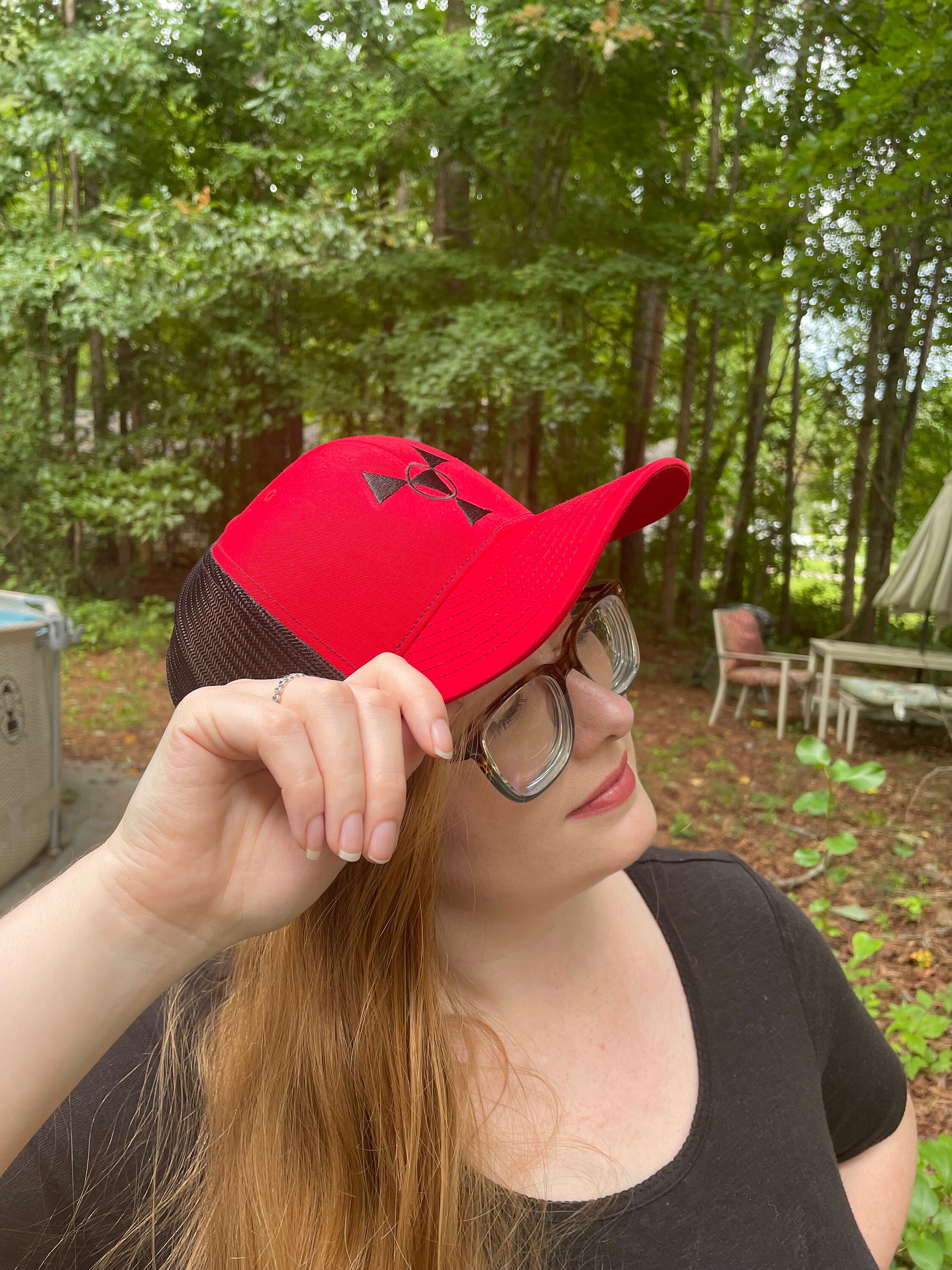 Digimon Digital Hazard Hat Embroidered Baseball Cap, Trucker Style With ...