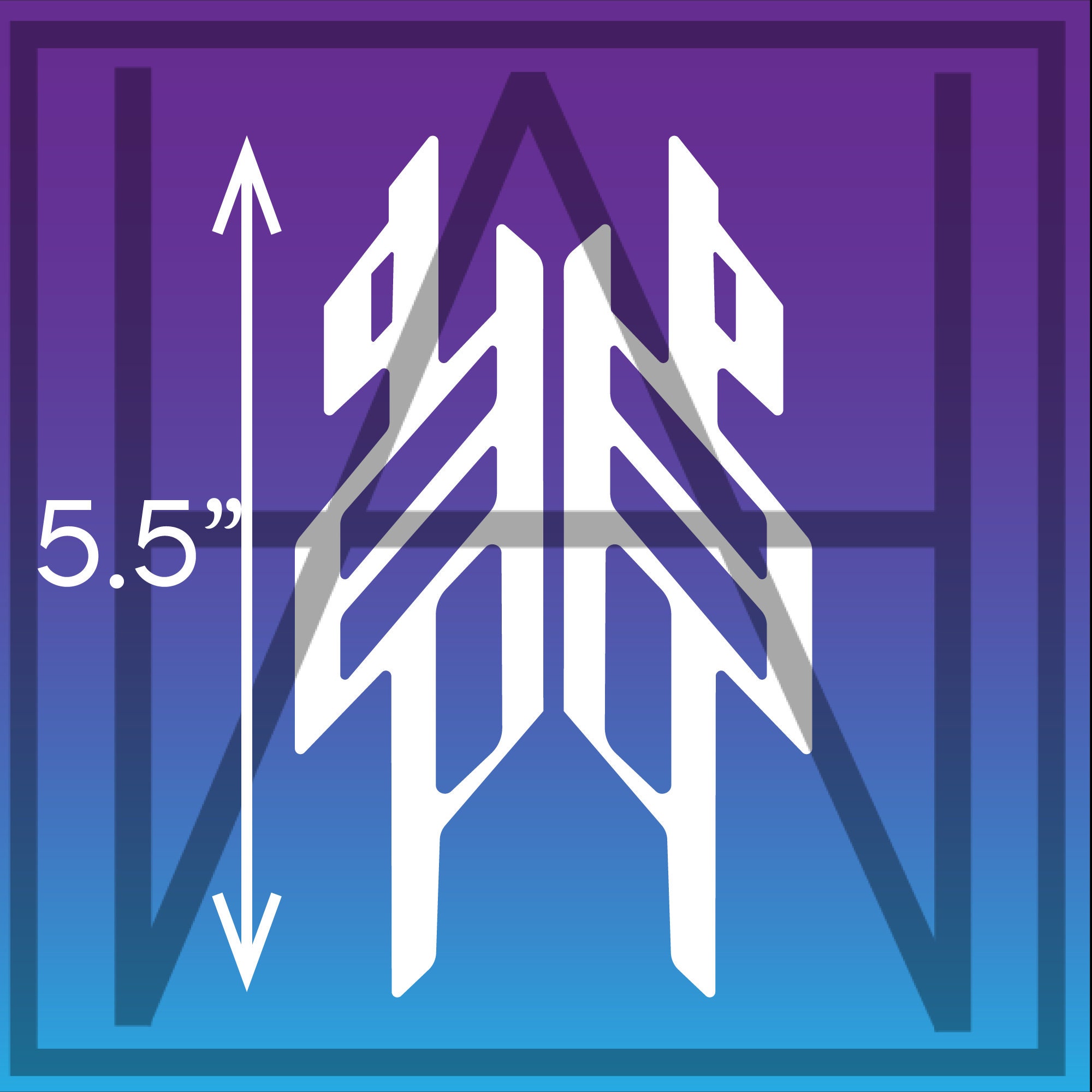 5.5in Destiny House lights vinyl decal Destiny house of | Etsy