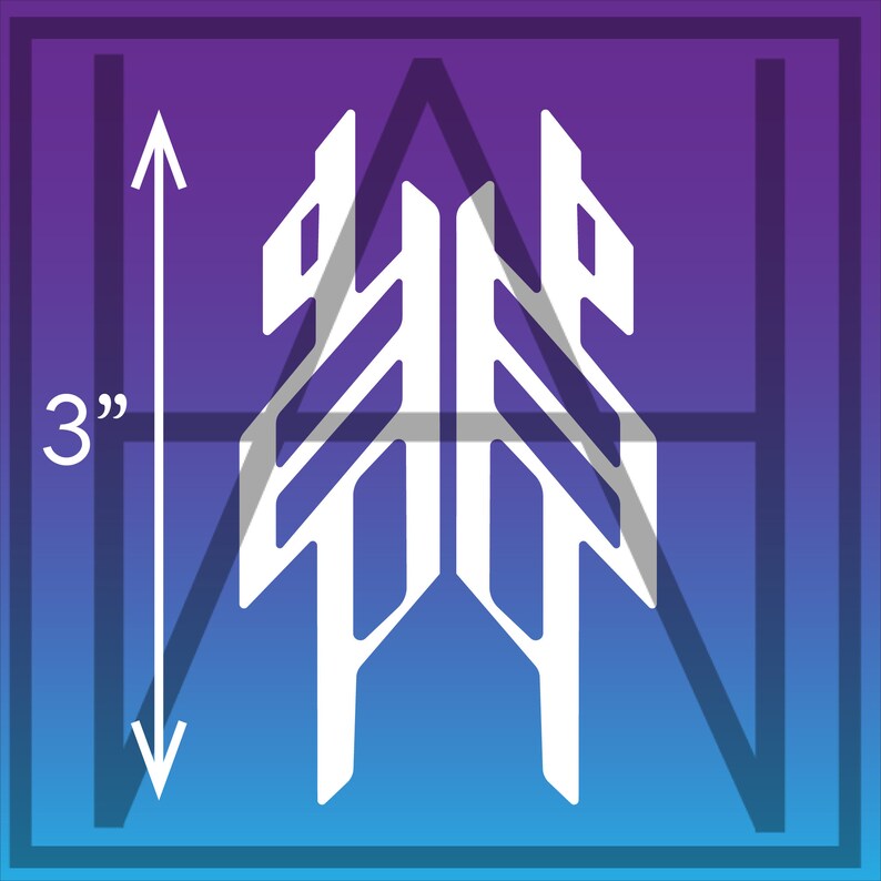 3in Destiny House Lights Vinyl Decal Destiny House of Light - Etsy