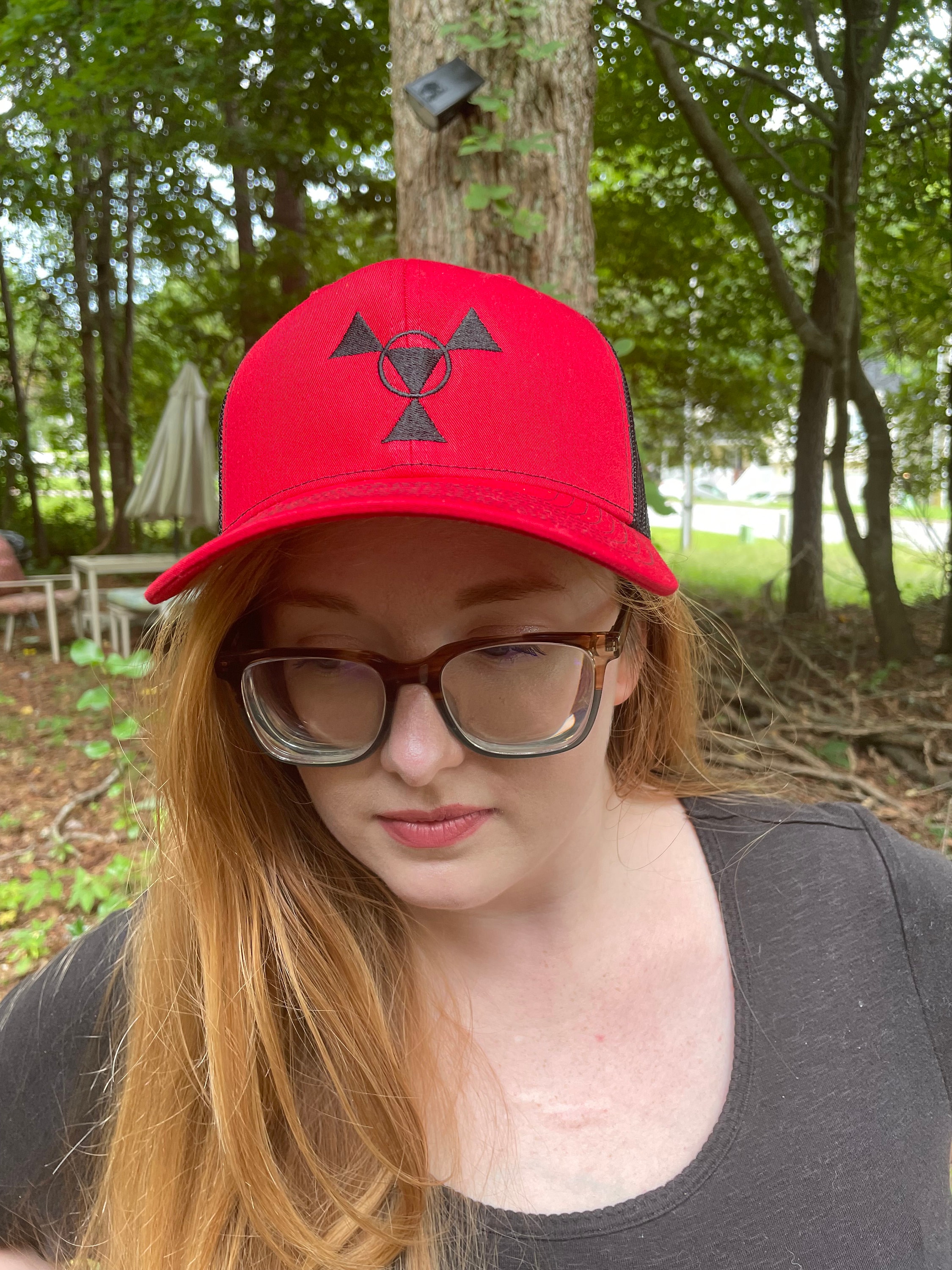 Digimon Digital Hazard Hat Embroidered Baseball Cap, Trucker Style With ...