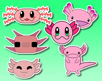 Cute Axolotl Fridge Magnet Kawaii Axo Magnet Cute Fridge - Etsy