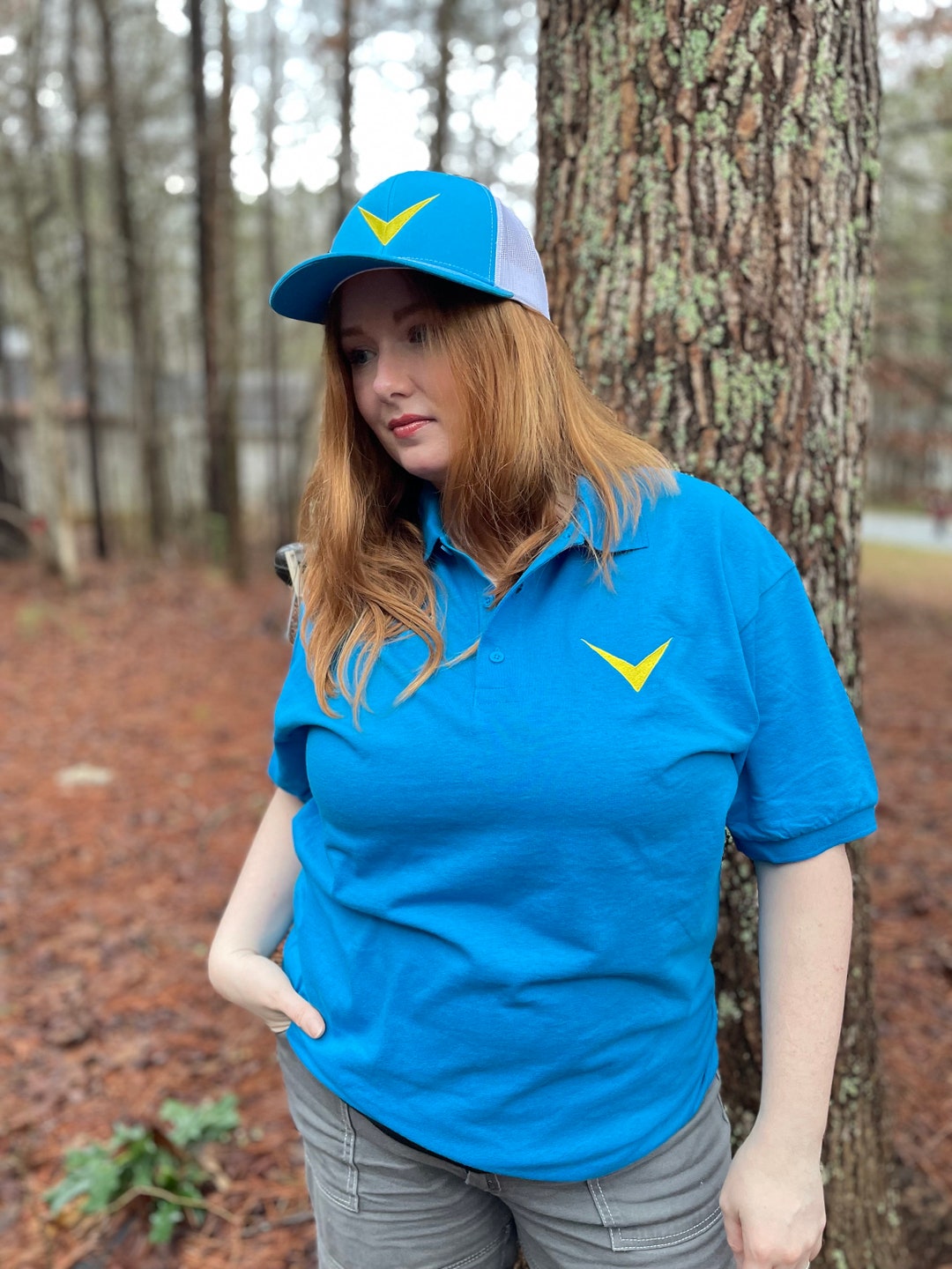 Digimon Digital Monster Gold V Polo Shirt | Vmon/veemon Inspired ...