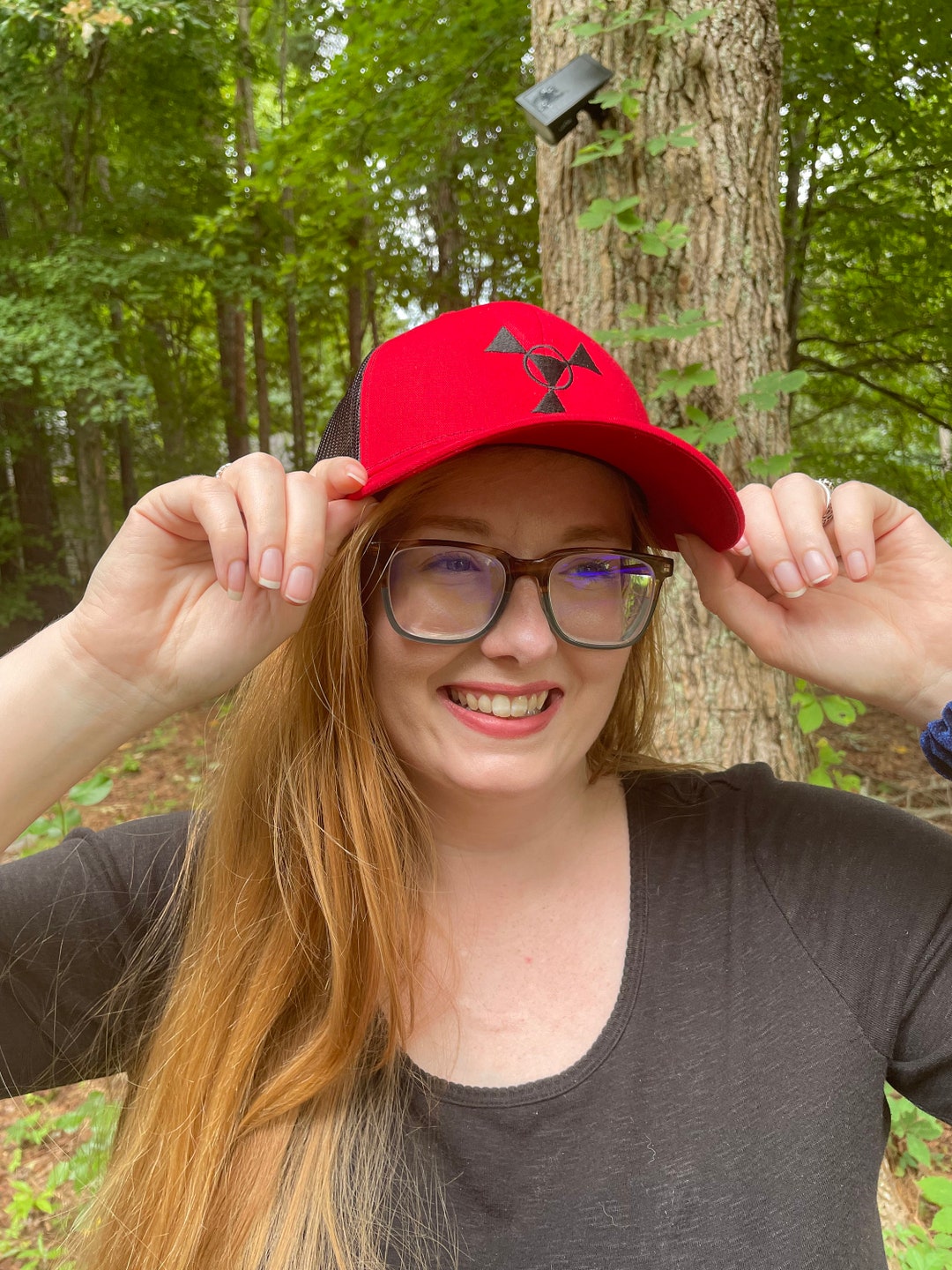 Digimon Digital Hazard Hat Embroidered Baseball Cap, Trucker Style With ...