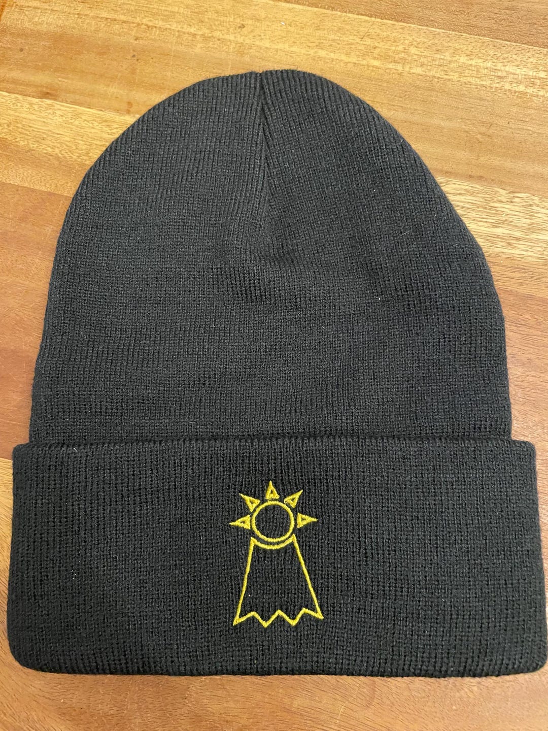 Digimon Crest of Hope Cuffed Logo Beanie | Black, White or Gold ...