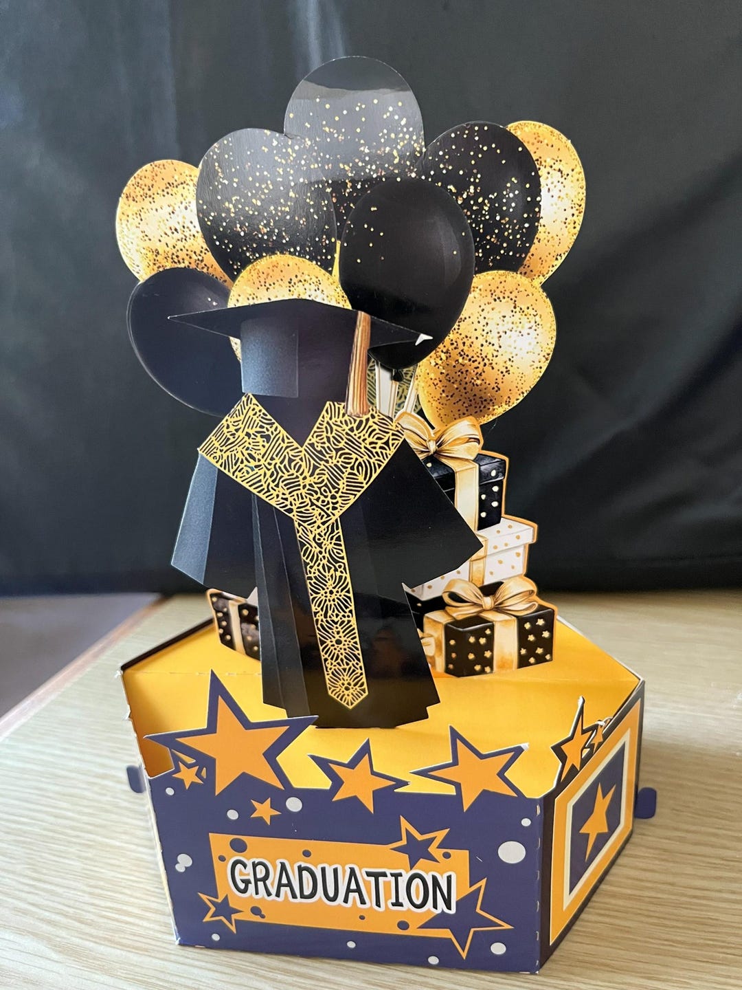 Pop up 3D Graduation Stage Card - Etsy UK