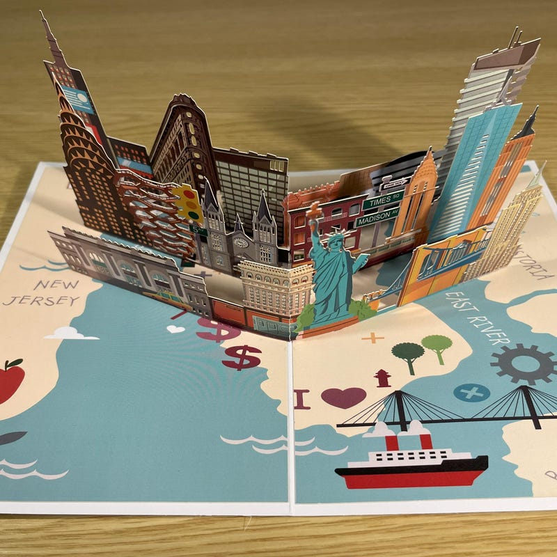 Pop up Card Travell - Etsy UK