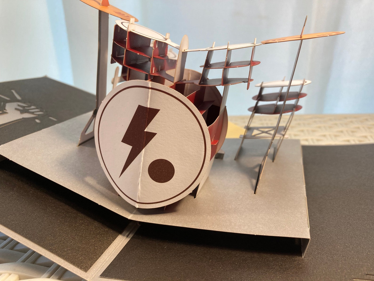 Pop up 3D Drum Kit - Etsy UK