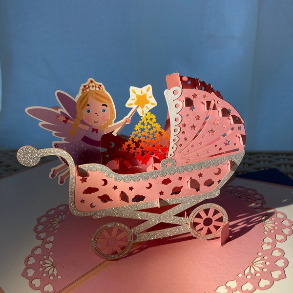 New Baby Pop up Card - Etsy UK