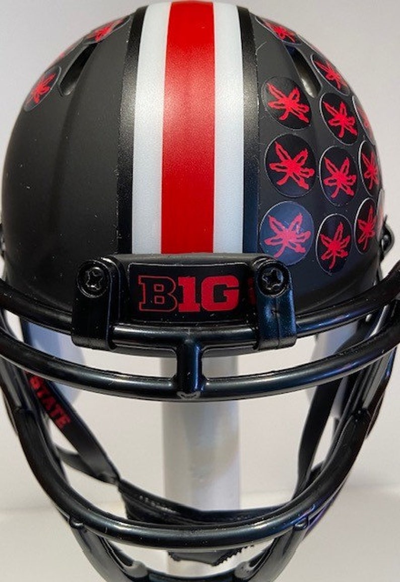Ohio State Buckeyes Custom Eclipse Mini Riddell Football Helmet - ALL ...