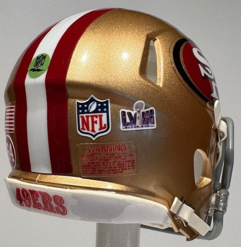 Brock Purdy San Francisco 49ers 2024 Riddell Mini Football Helmet ...