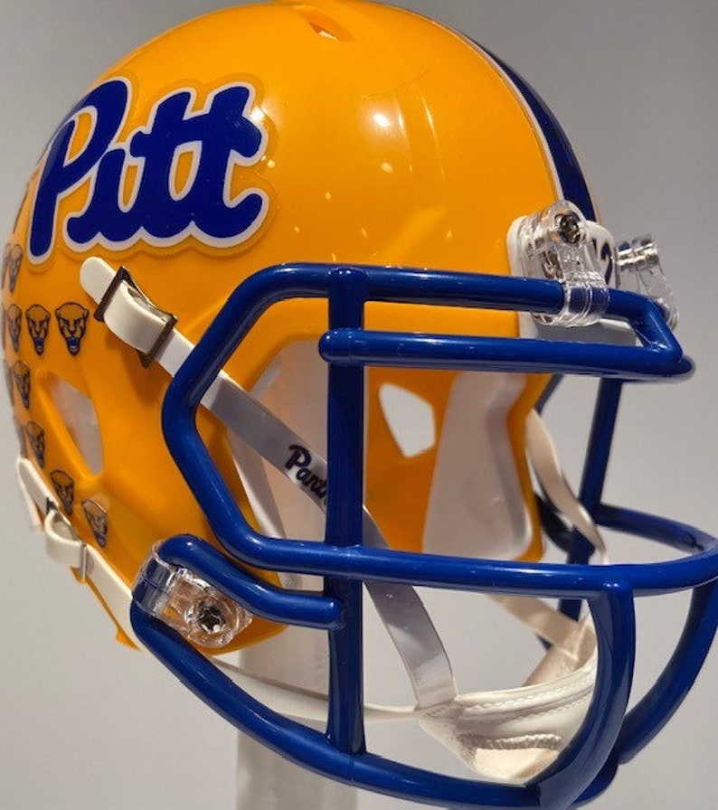 Pitt Panthers Kenny Pickett Custom Mini Football Helmet - or Any Player ...
