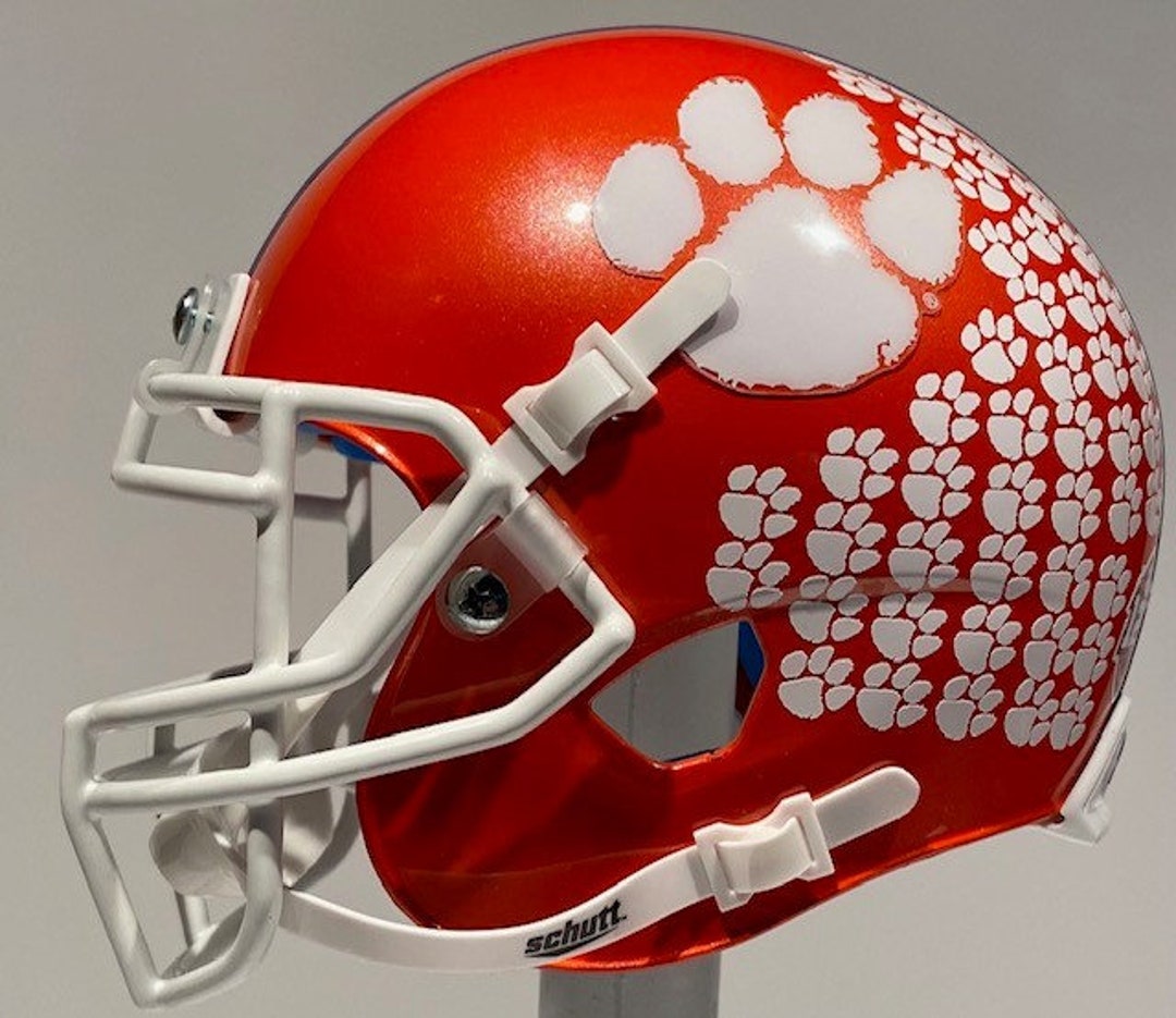 Clemson Tigers Travis Etienne JR. Custom 2020 Mini Schutt Helmet - Etsy