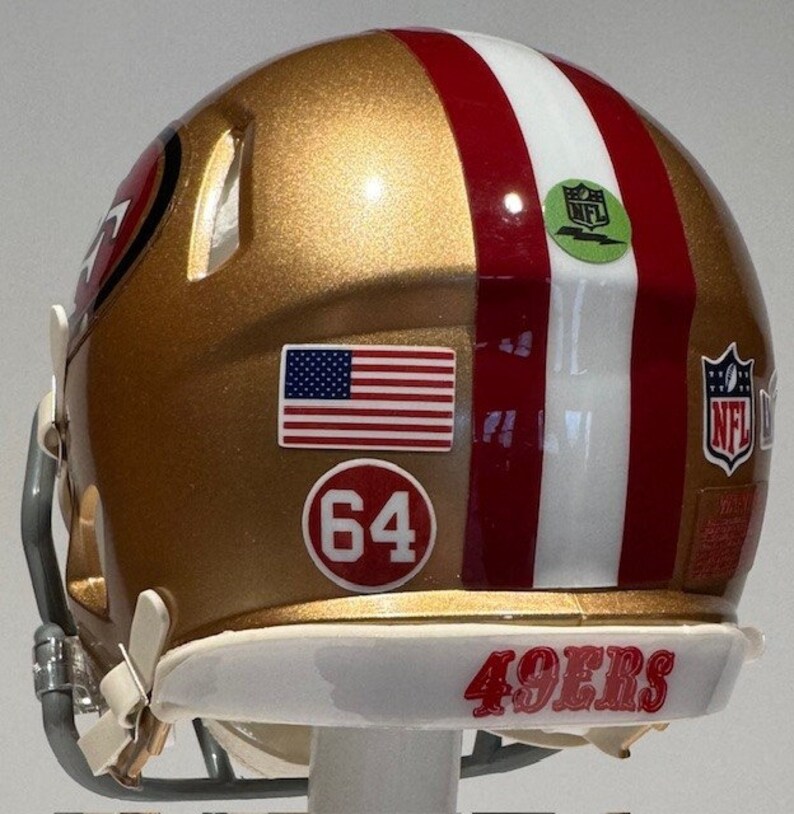 Brock Purdy San Francisco 49ers 2024 Riddell Mini Football Helmet ...
