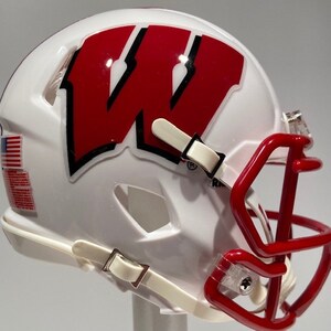 Wisconsin Badgers 2019 Custom Rose Bowl Mini Riddell Football Helmet - Etsy