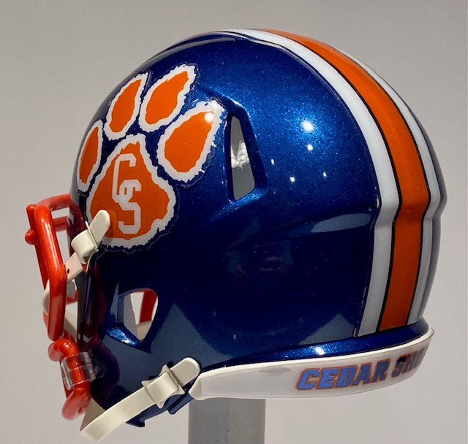 Cedar Shoals High School Custom Mini Riddell Football Helmet - Etsy 日本
