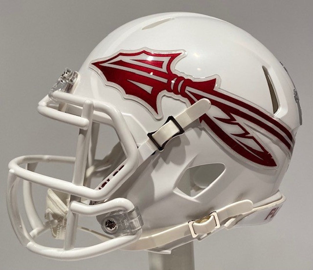 Florida State Seminoles 2023 Custom Mini Football Helmet Icy White ...