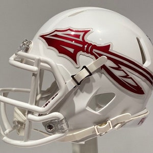 Florida State Seminoles 2023 Custom Mini Football Helmet Icy White ...