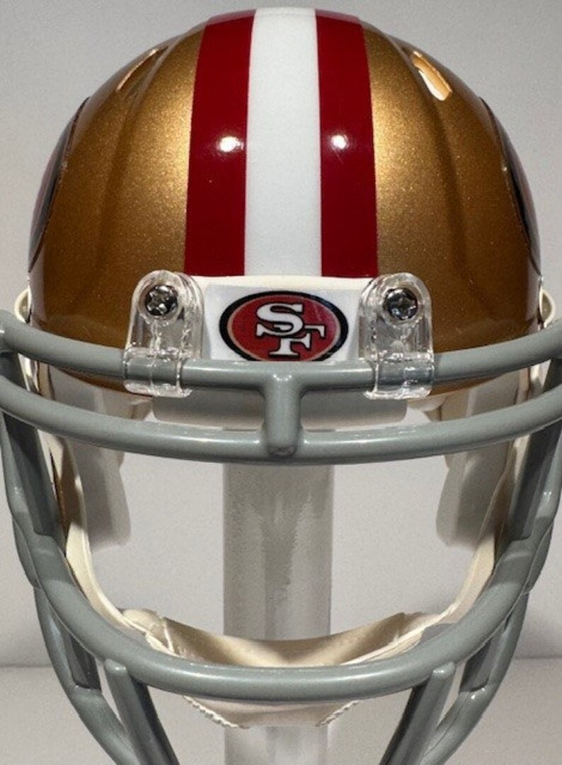Brock Purdy San Francisco 49ers 2024 Riddell Mini Football Helmet ...
