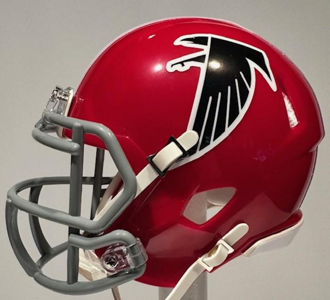 Atlanta Falcons Vintage Custom Mini Riddell Football Helmet 1970-1999 ...