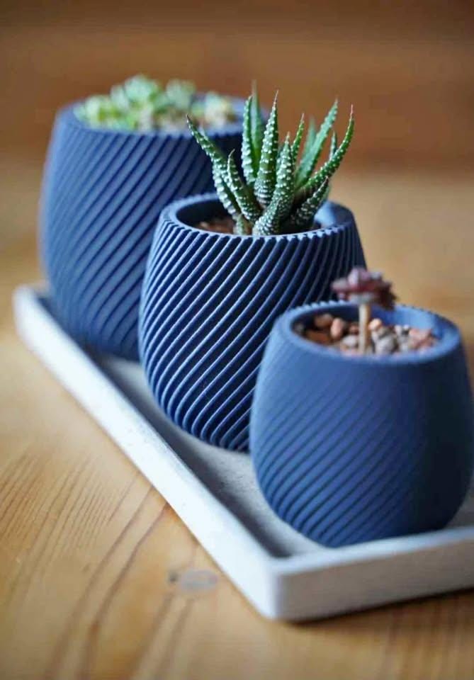 3D Printed Flower Pot - Etsy