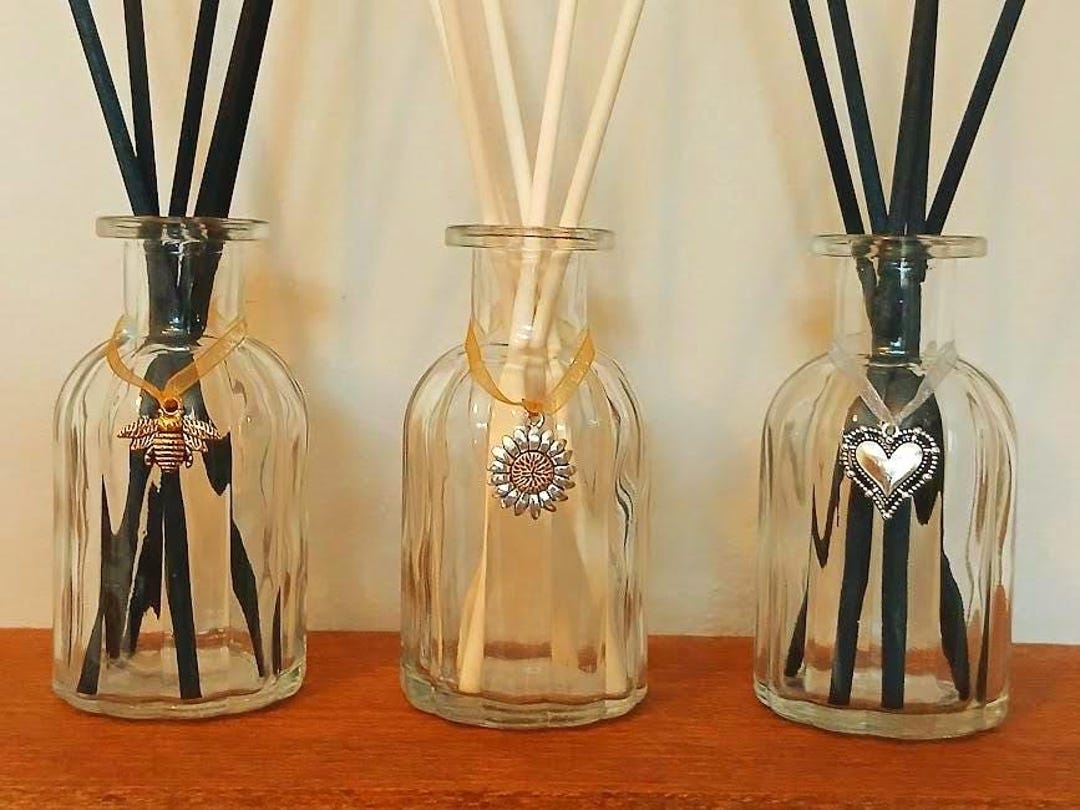 Cute Vintage Style Reed Diffusers - 100ml - Thick Fibre Reeds - With ...