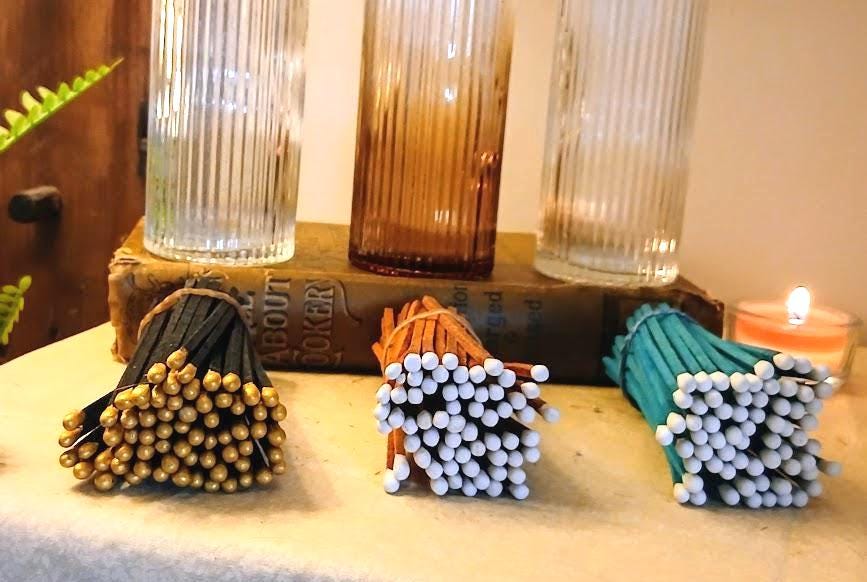 Elegant Matches Bottles in Vintage Style - Stunning Ribbed Glass - 65 ...