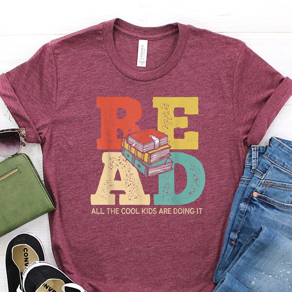 Reading Shirt - Etsy