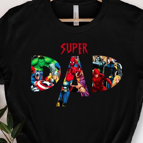 Superhero Dad Shirt Daddy You're Our Superhero Best Dad - Etsy