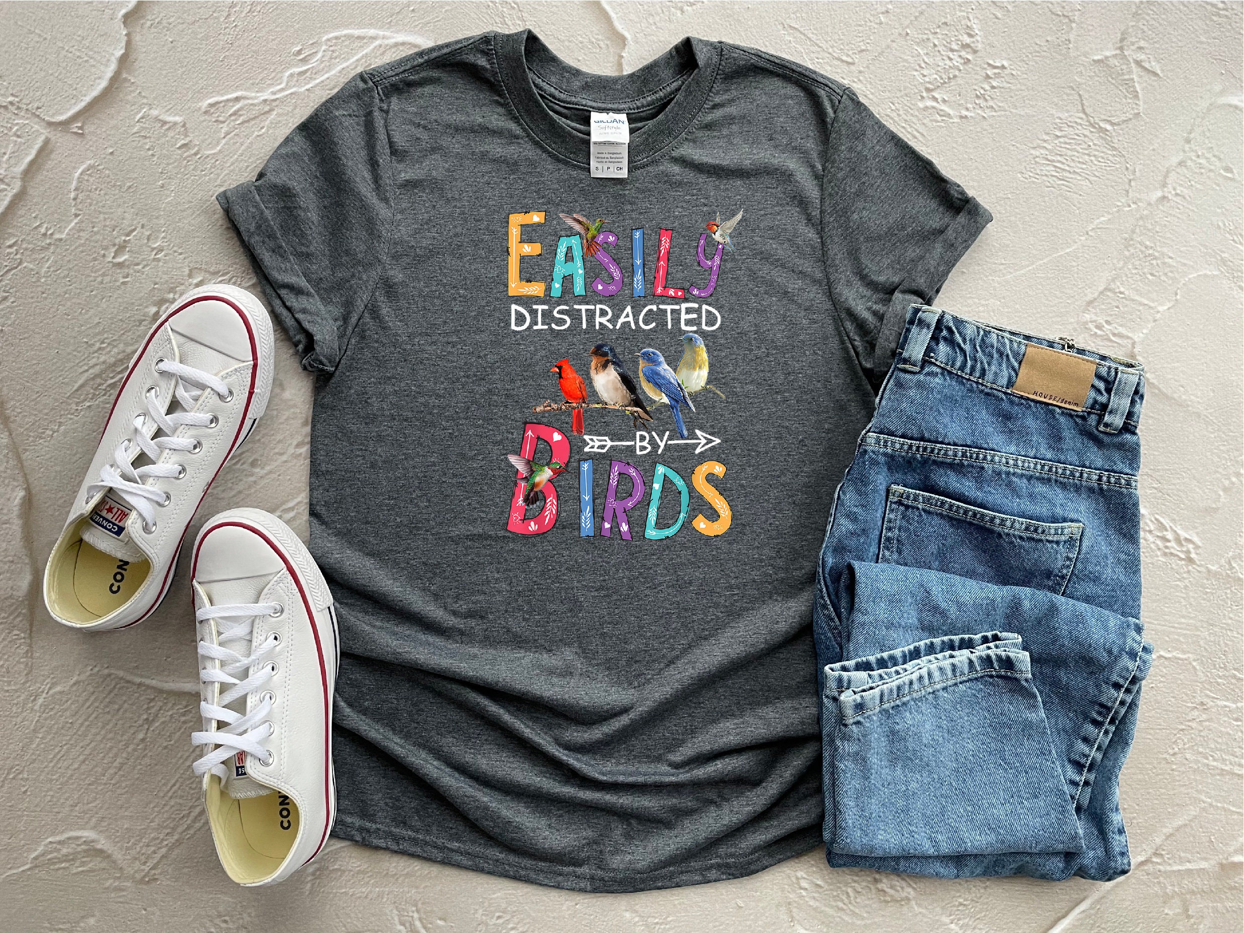 Easily Distracted By Birds Shirt Birds Shirt Birds Gift | Etsy