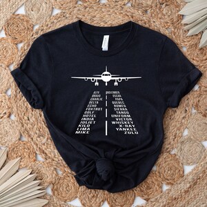 Aviation Phonetic Alphabet Shirt, Aviation Shirts, Pilot Shirts, Pilot ...