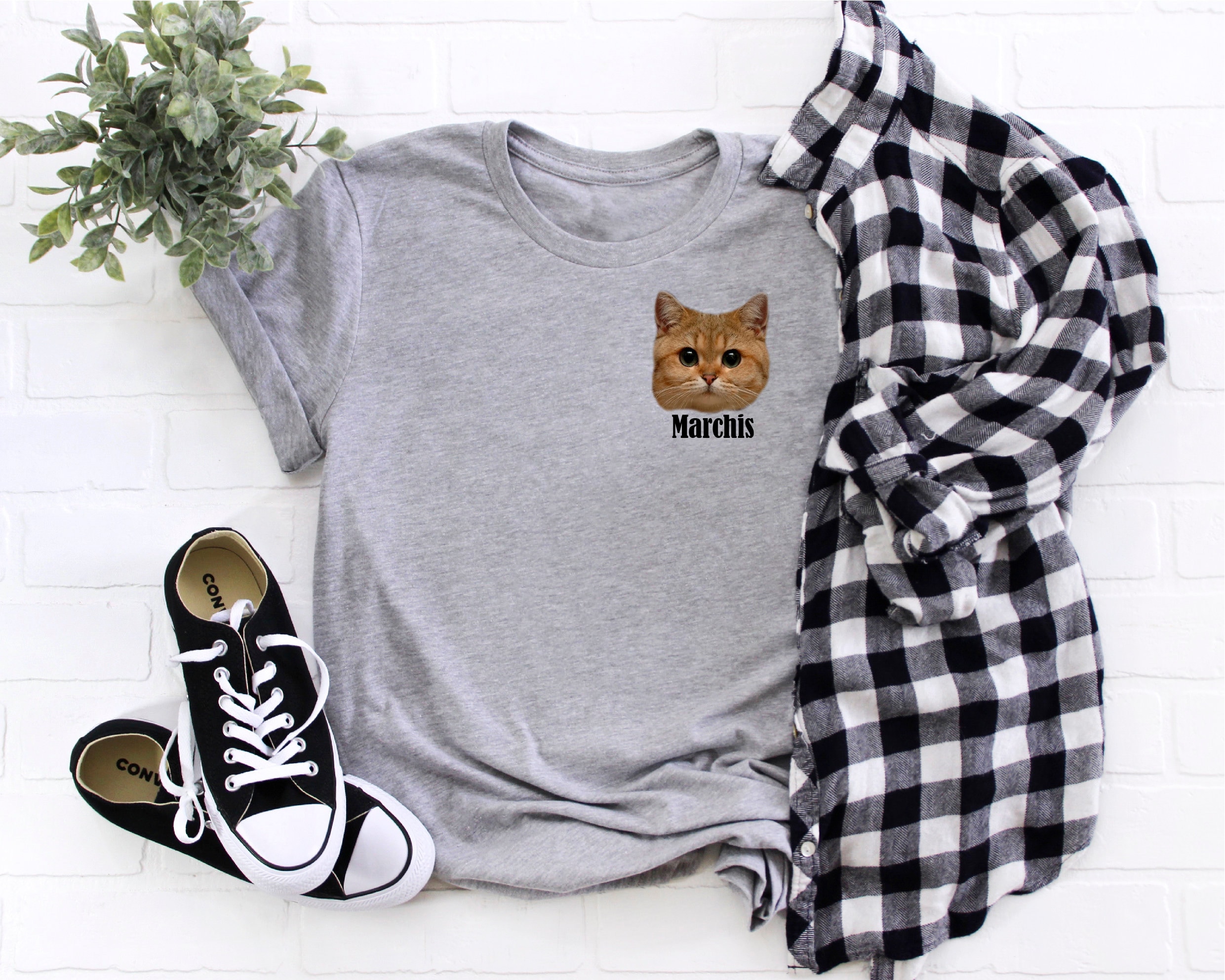 Custom Cat Shirt Custom Pet Shirt Cat Lover Gift Cat Lover | Etsy