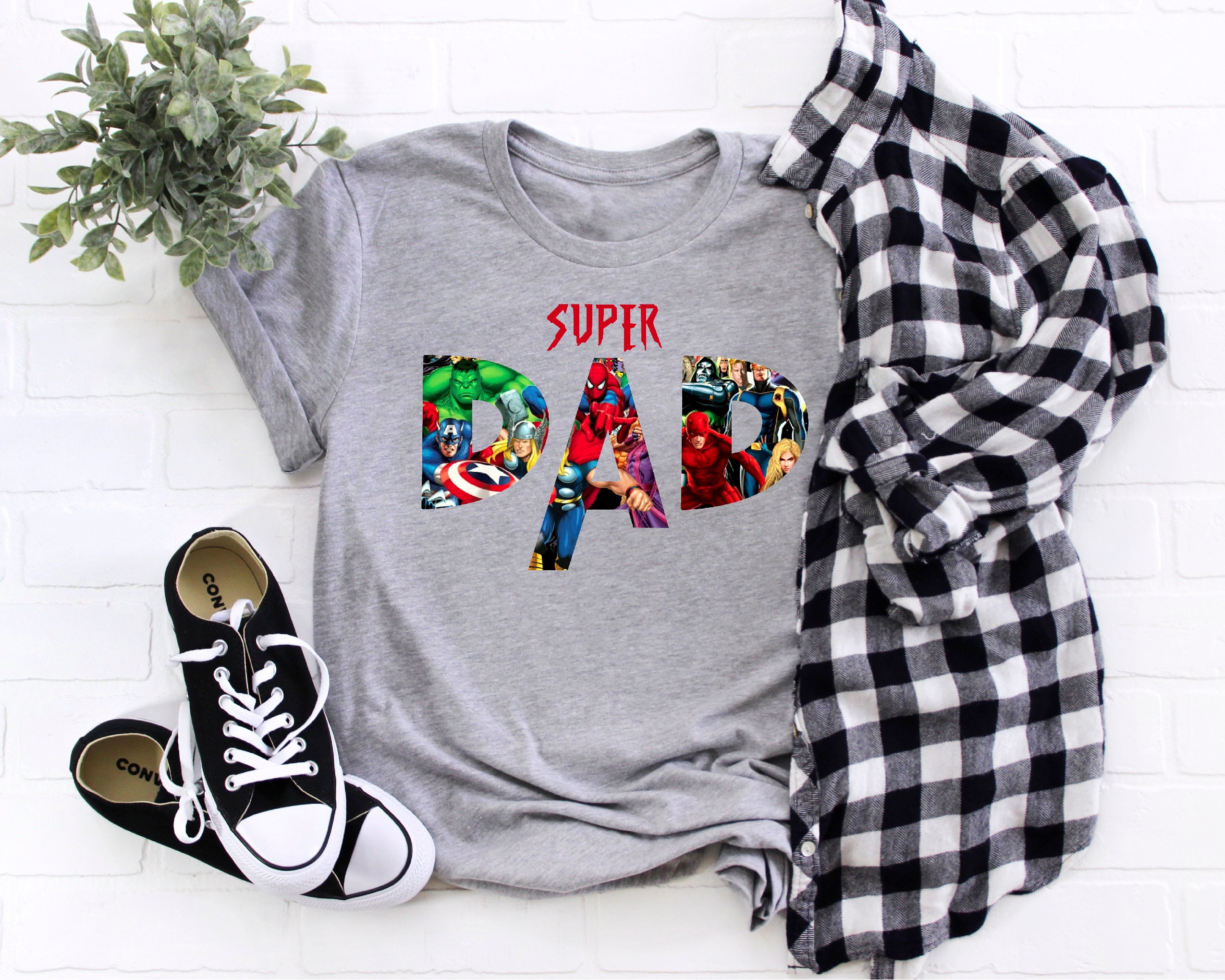 Superhero Dad Shirt Daddy You're Our Superhero Best Dad - Etsy